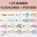 Number Flashcards, Counting Cards, Printable Number Flash Cards, Number ...