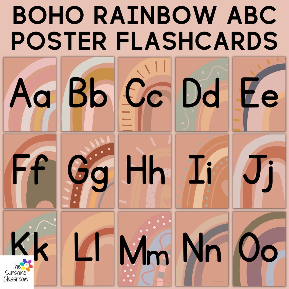 ABC Alphabet Posters Learning Letter Play Dough Mats Bulletin Board ...