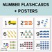 Number Flashcards, Counting Cards, Printable Number Flash Cards, Number ...