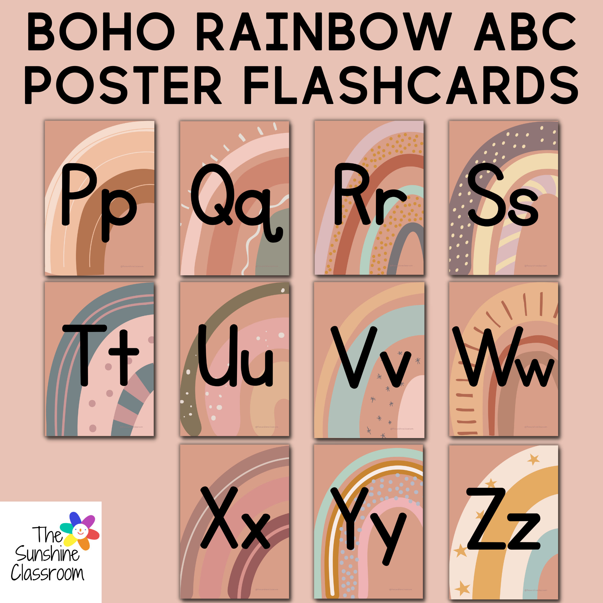 ABC Alphabet Posters Learning Letter Play Dough Mats Bulletin Board ...