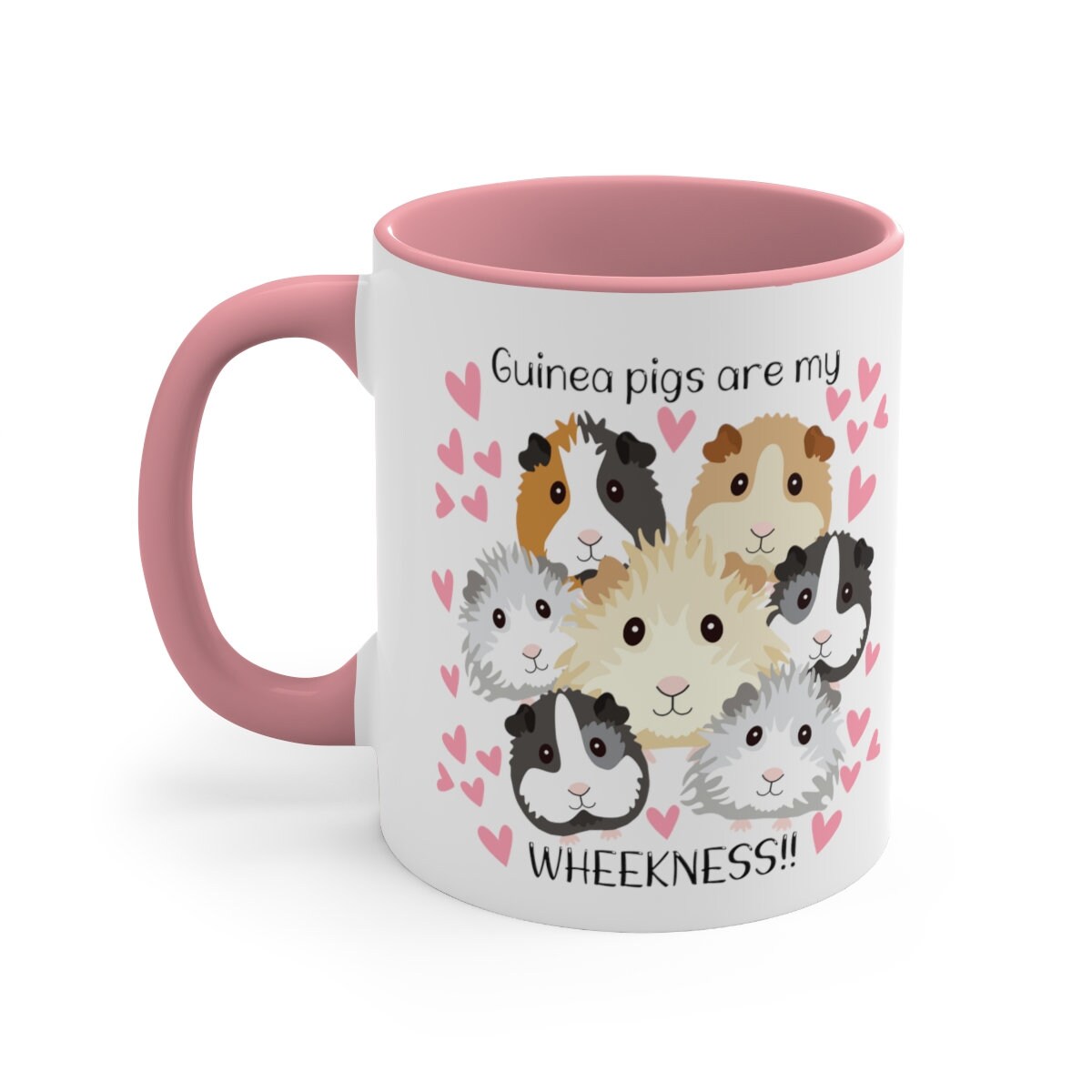 Guinea Pig Coffee Mug With Color Options 11oz White Ceramic - Etsy