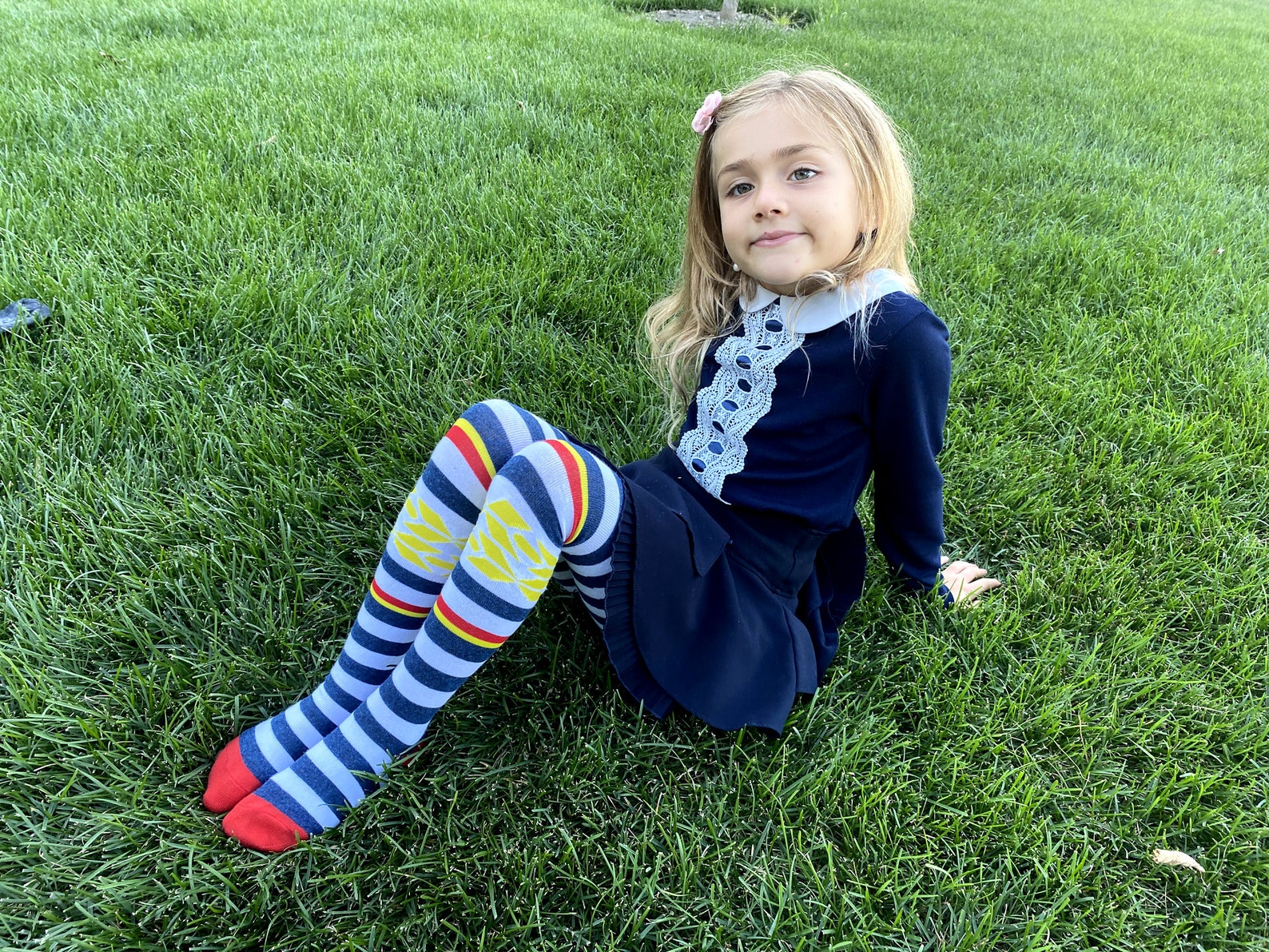 Footed Leggings kids Stockings Ballet Dance Tights Patterned Tights ...