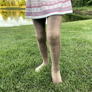 Girls Winter Tights: Soft Acrylic Cotton Blend Leggings - Etsy