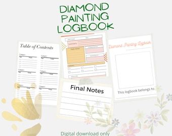 Diamond Art Log Book - Etsy