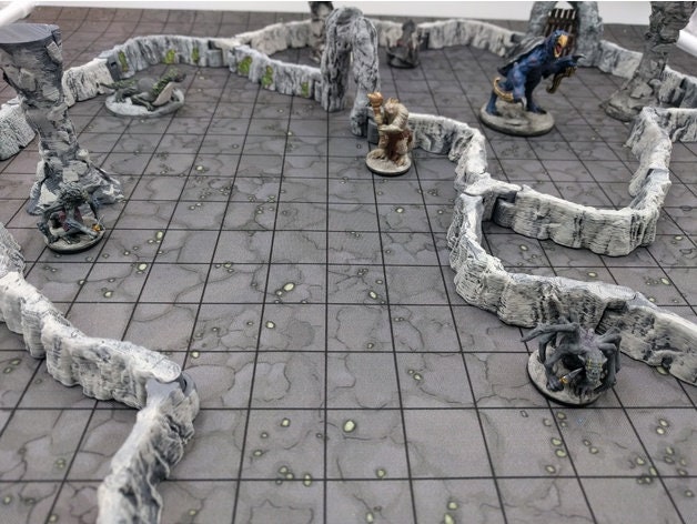 Dnd Modular Dungeon Set Modular Cave System Table Top Terrain Doungen ...