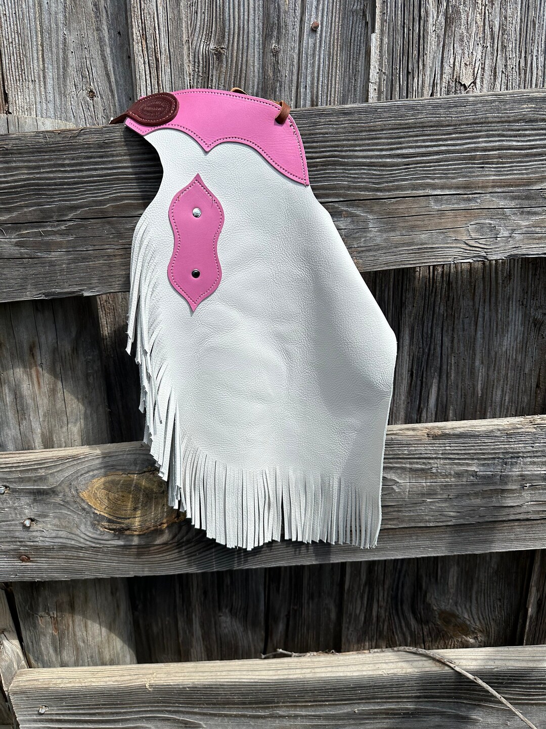 Child's Cowgirl Western Medium Chinks/chaps White & Pink - Etsy