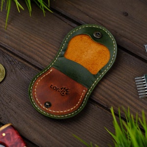 Handstitched Full Grain Leather Coin Pouch - Personalized Gift - Etsy