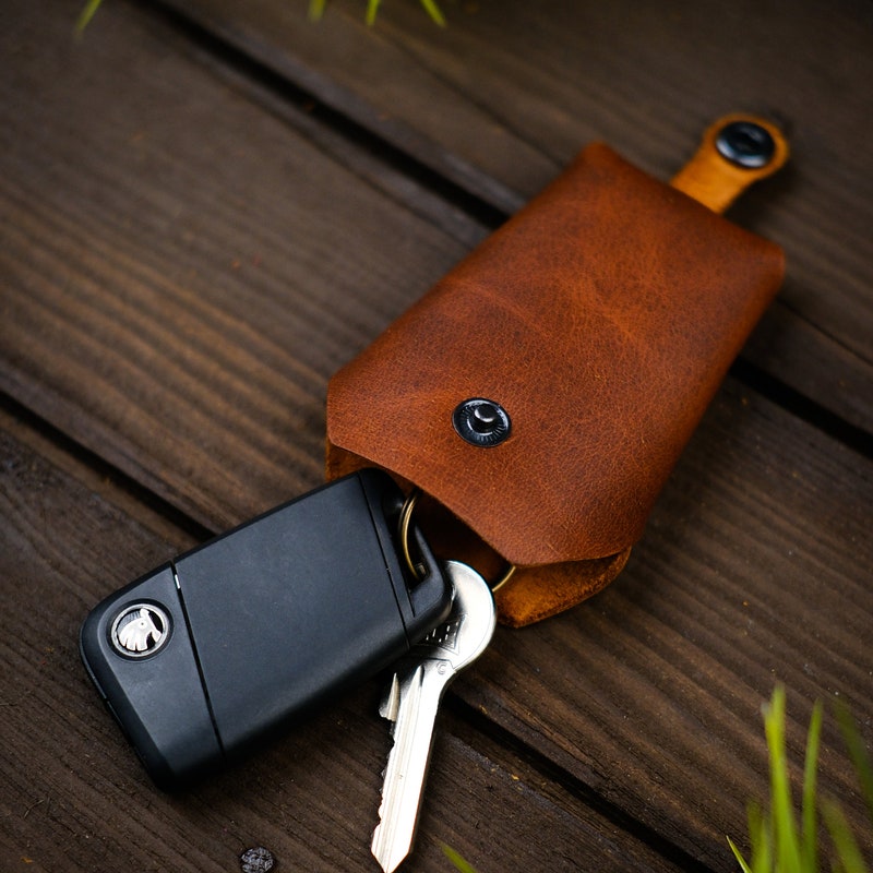 Leather Key Holder - Etsy