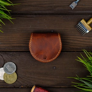 Vintage-inspired Leather Coin Pouch - Customized Gift Idea for Him - Etsy