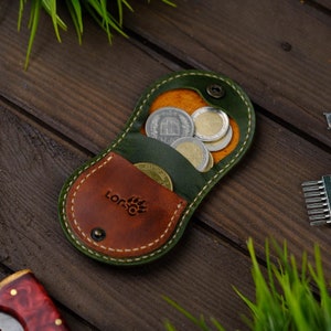 Vintage-inspired Leather Coin Pouch - Customized Gift Idea for Him - Etsy