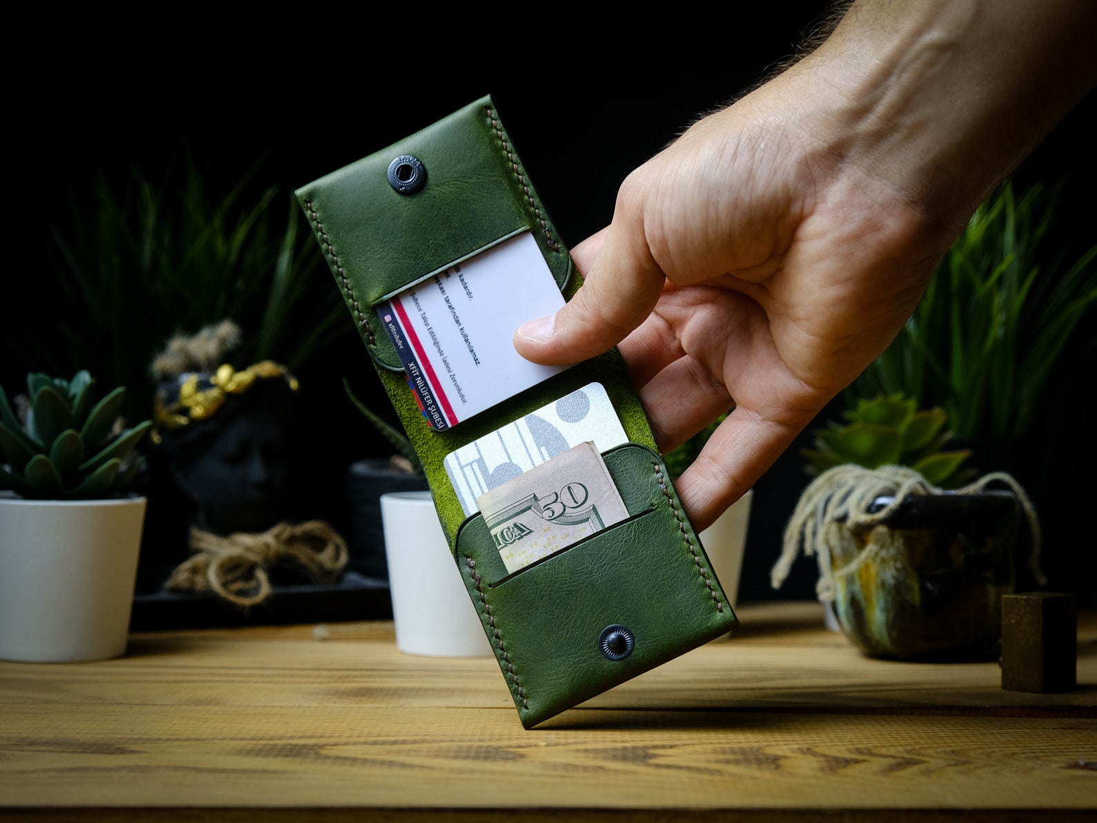 Leather Bifold Cardholder Pattern - Men's Wallet PDF (A4/US Letter) - Etsy