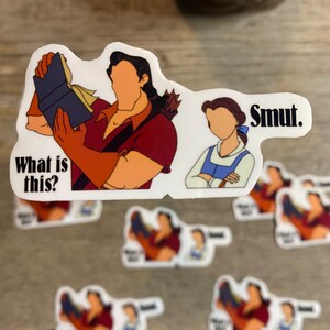 Belle Bookworm Smut Sticker Beauty and the Beast Smut Spicy Book ...