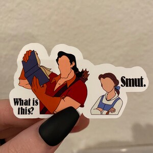 Belle Bookworm Smut Sticker Beauty and the Beast Smut Spicy Book ...