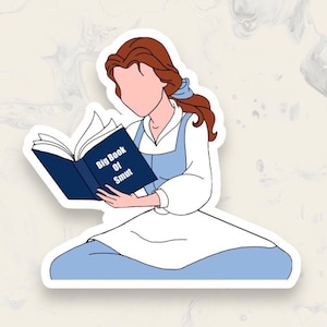 Belle Bookworm Smut Sticker Beauty and the Beast Smut Spicy Book ...