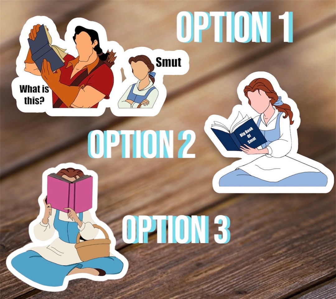 Belle Bookworm Smut Sticker Beauty and the Beast Smut Spicy Book ...