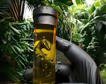 Velociraptor Blue Version Embryo Glass Container Jurassic Park Jurassic ...