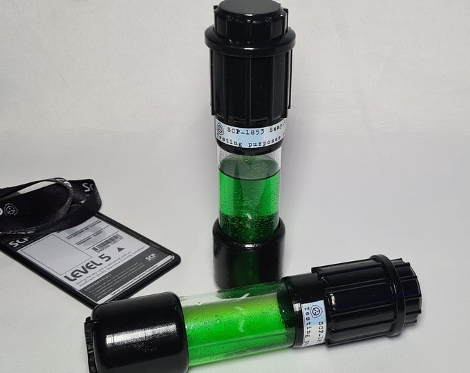 SCP-1853 Superserum Container Cosplay Creepypasta Secure - Etsy UK