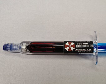 Resident Evil Umbrella Corporation Auto Injector Syringe Prop - Etsy