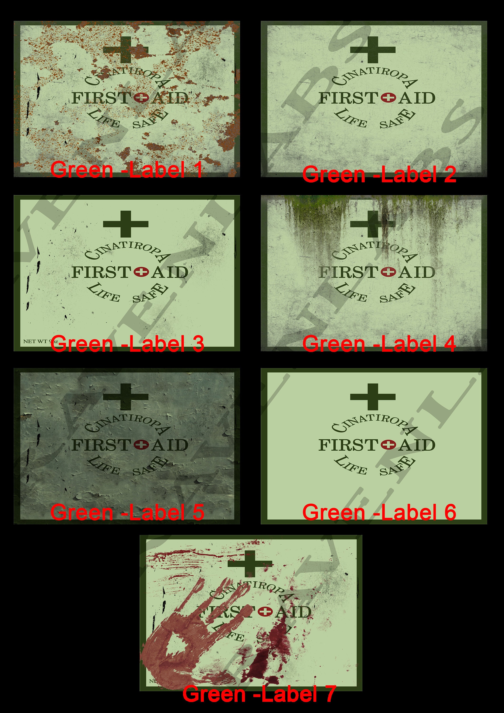 Resident Evil Biohazard Healing Spray First Aid Spray / First - Etsy