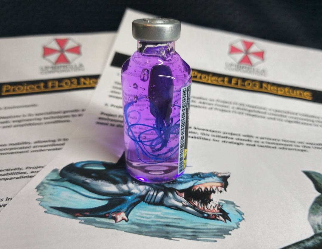 Resident Evil Project Neptune Virus Vial – Limited Edition Cosplay Prop ...