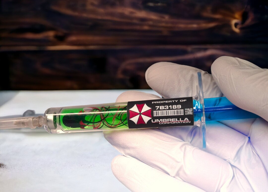 Las Plagas Parasite Syringe Resident Evil 4 Biohazard Umbrella ...