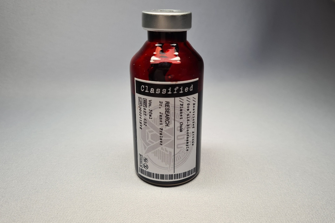 Stargate SGC Goa'uld Blood Sample With Parasite Fanmade - Etsy