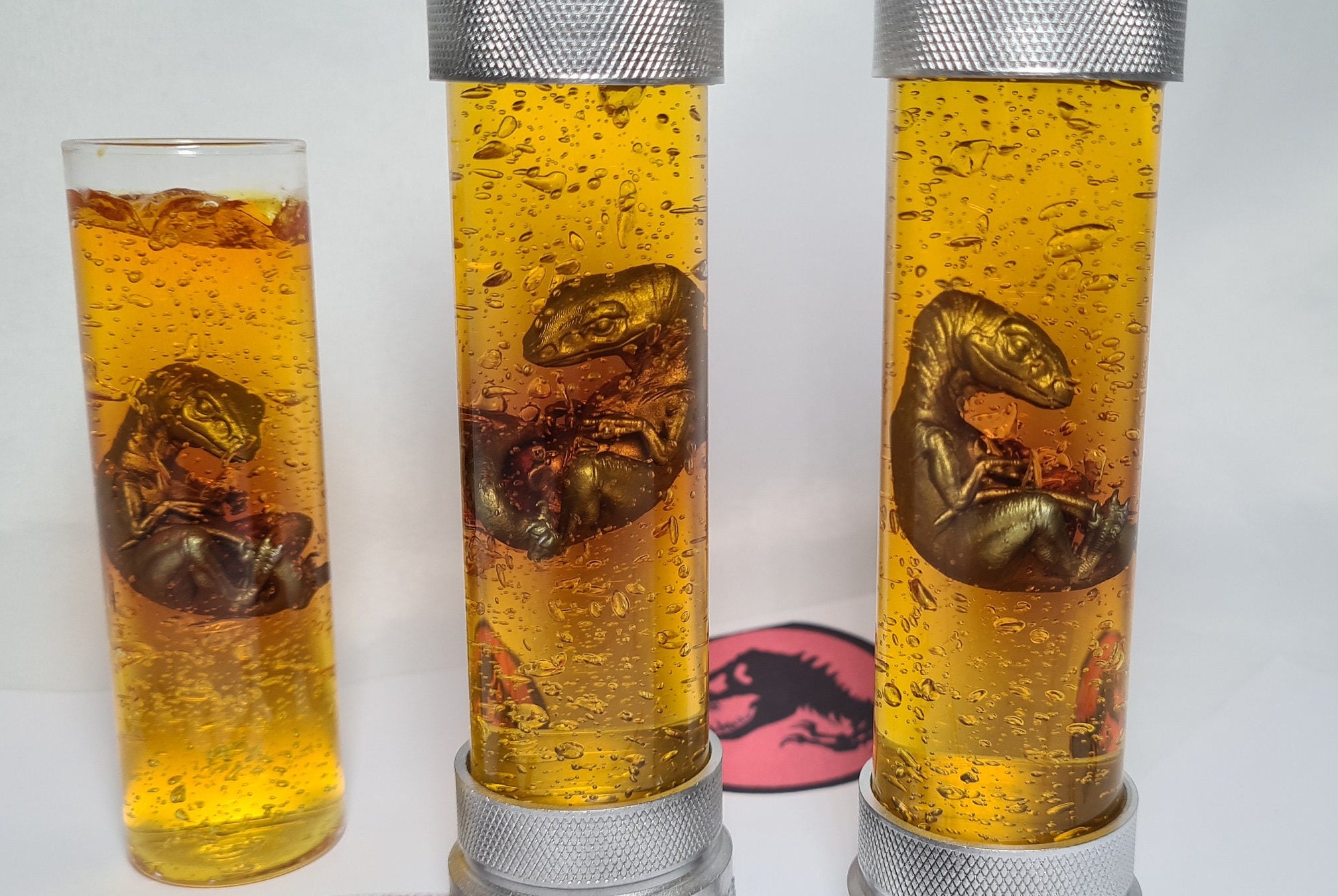 Velociraptor Embryo Glas-container Jurassic Park Jurassic - Etsy Canada