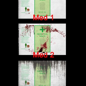 Resident Evil Healing Spray Can – Selectable Label Variants – Fan-made ...