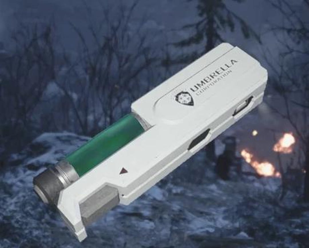 Resident Evil Village Healing Injector 3D .STL File for Self-printing ...