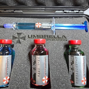 Umbrella Corporation Biohazard UBSC T Virus Antivirus Nemesis Virus ...