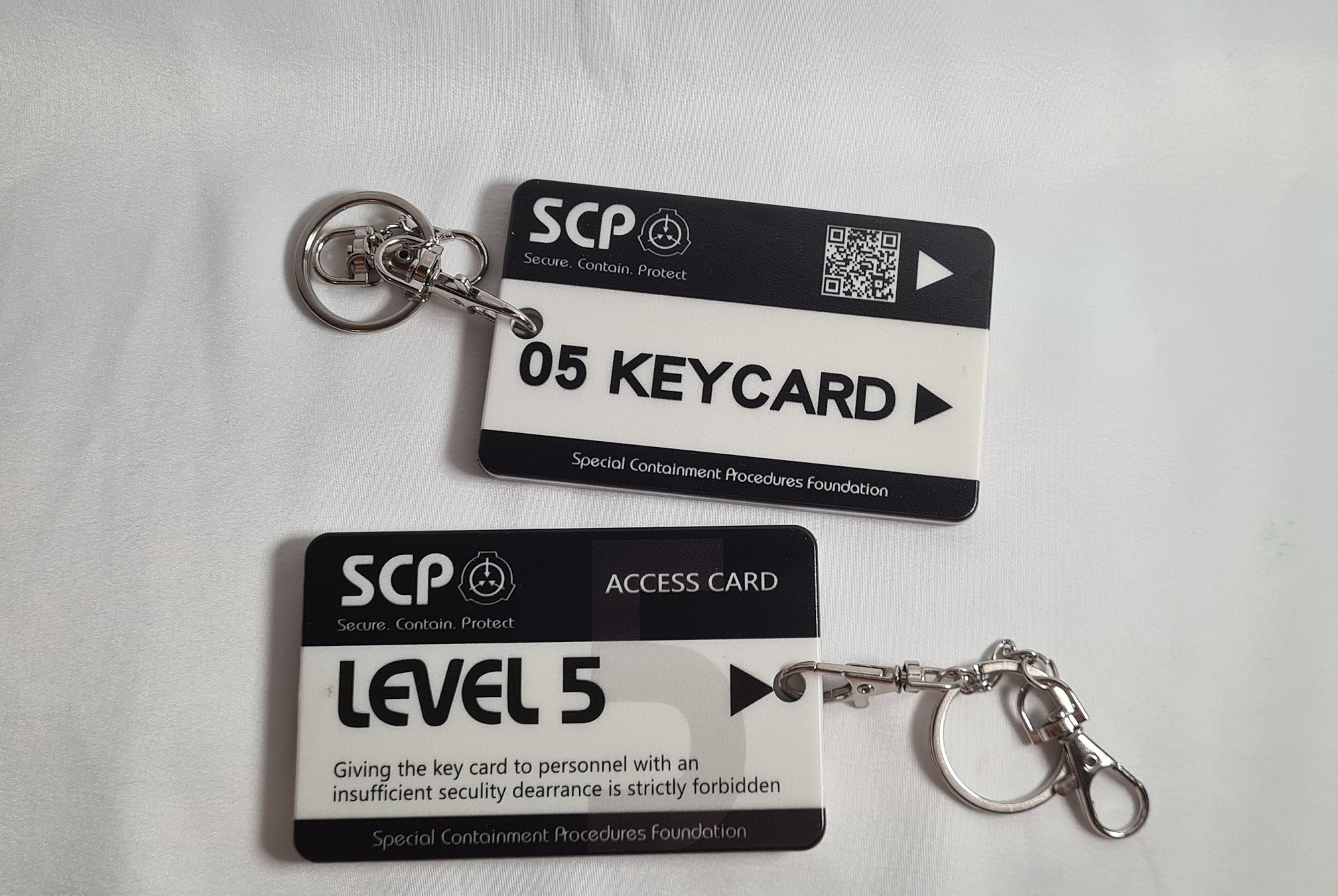 SCP Access Cards / SCP Cosplay ID Cards / Plastic Cards / - Etsy Australia