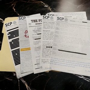 SCP Foundation Folder With Secret Files – Cosplay, Information Cosplay ...