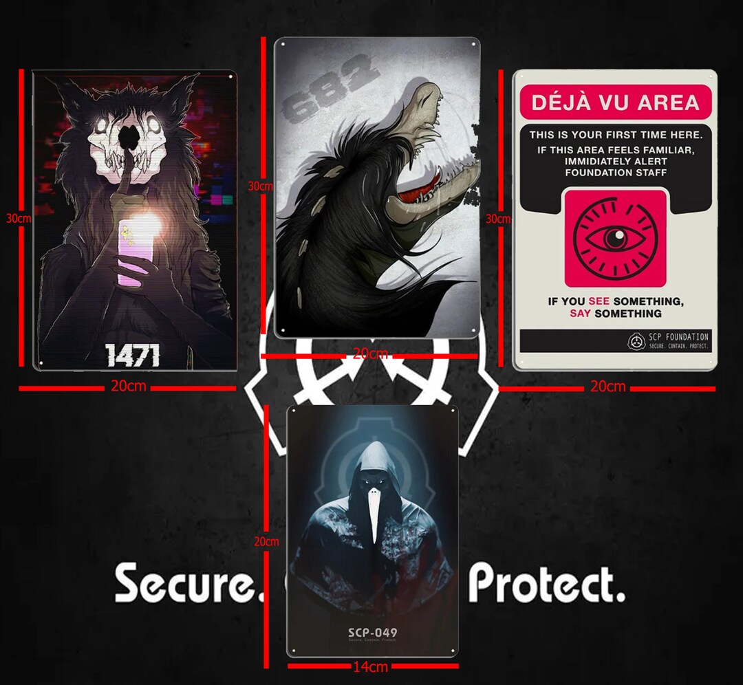 SCP Metal Sign Decoration 682 049 1471 Signs Wall Decoration - Etsy
