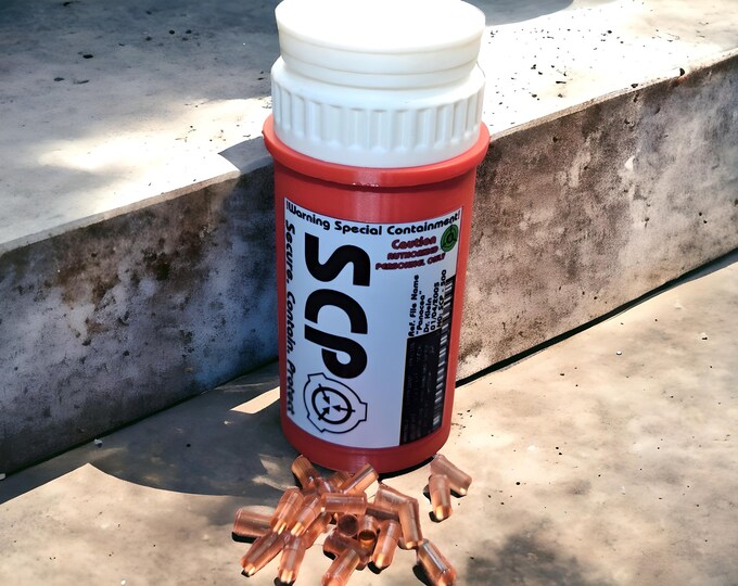 SCP-500 Panacea Cosplay Secure Contain Protect Decoration Fanart Pills ...