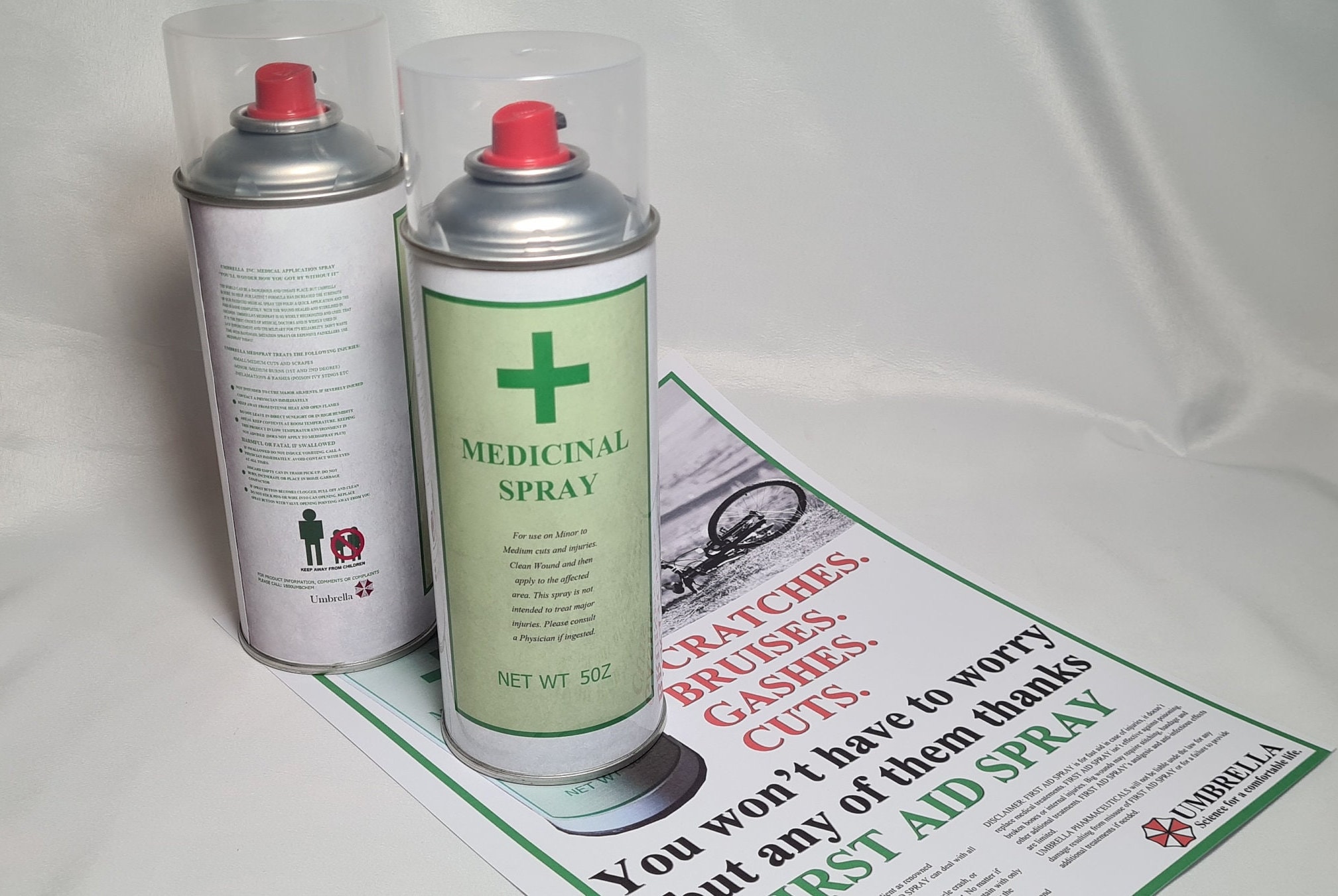 Resident Evil Biohazard Healing Spray First Aid Spray / First - Etsy México