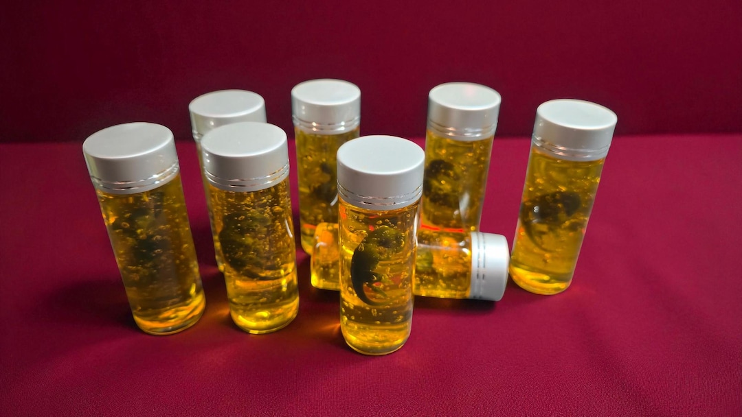 Raptor Embryo Vial | T-rex Embryo | Raptor Blue | Jurassic Lab Replica ...