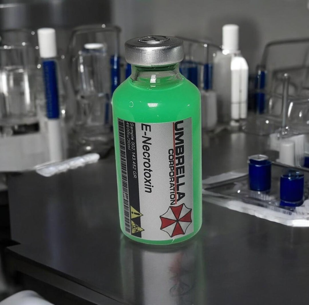 E-necrotoxin Resident Evil 7 Umbrella Corporation Biohazard Zombie Cosplay Tyrant Decoration ...