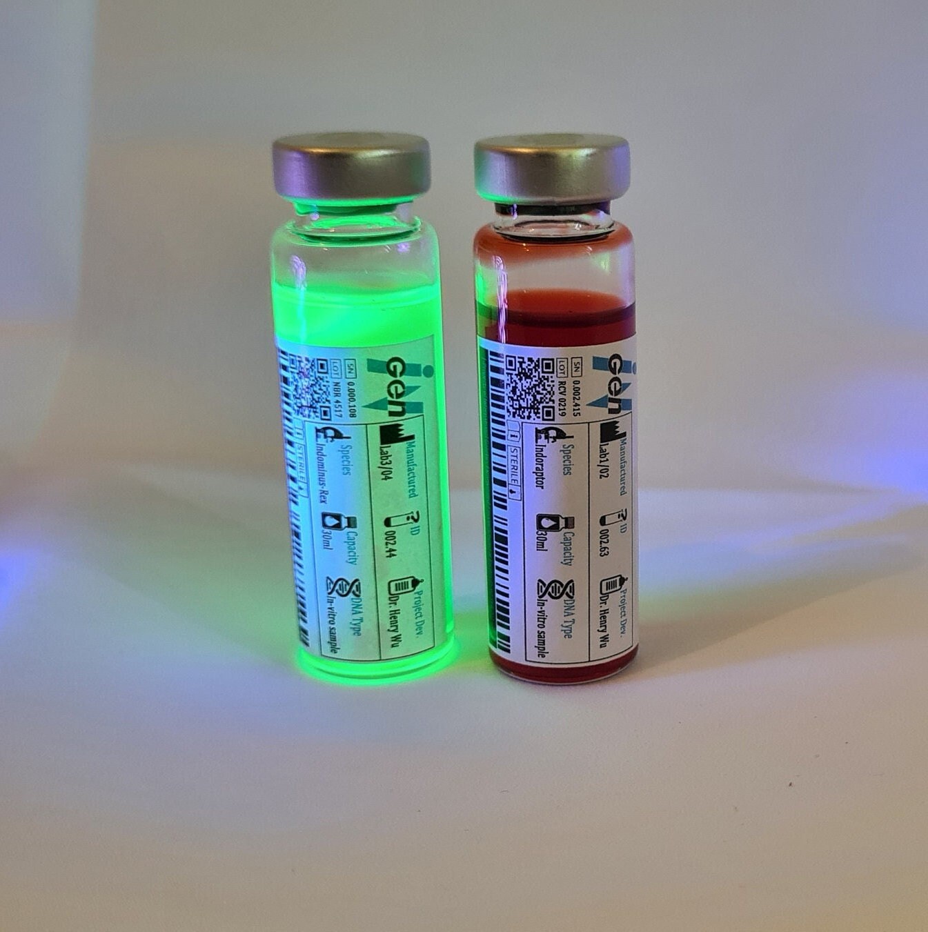 Indoraptor Indominus Rex Jurassic World Ingen DNA Samples - Etsy UK