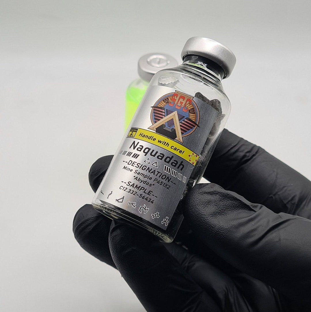 Stargate SG1 Naquadah Sample Liquid Ore Cosplay Jack O Neil Samatha ...