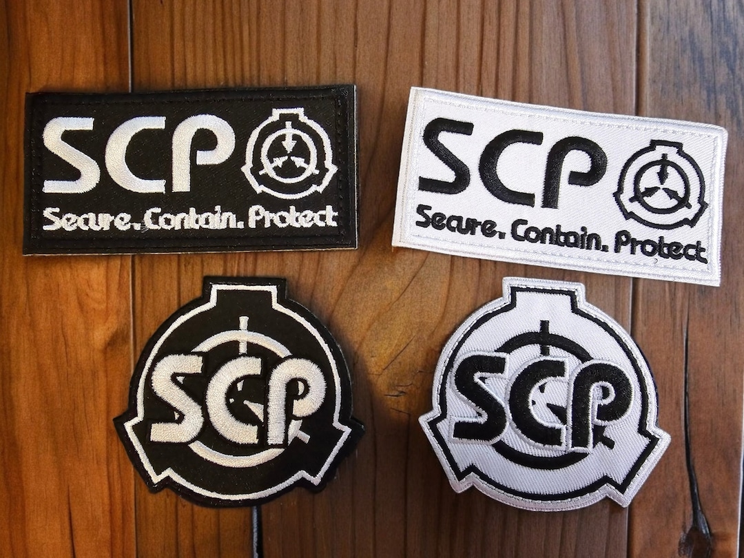 SCP Patch Print Rank Insignia Sign Secure Contain Protect Badge Cosplay ...