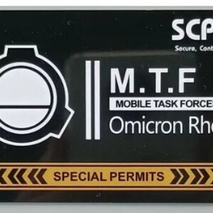 SCP MTF M.T.F. Taskforce Task Force Special Unit Secure Contain Protect ...