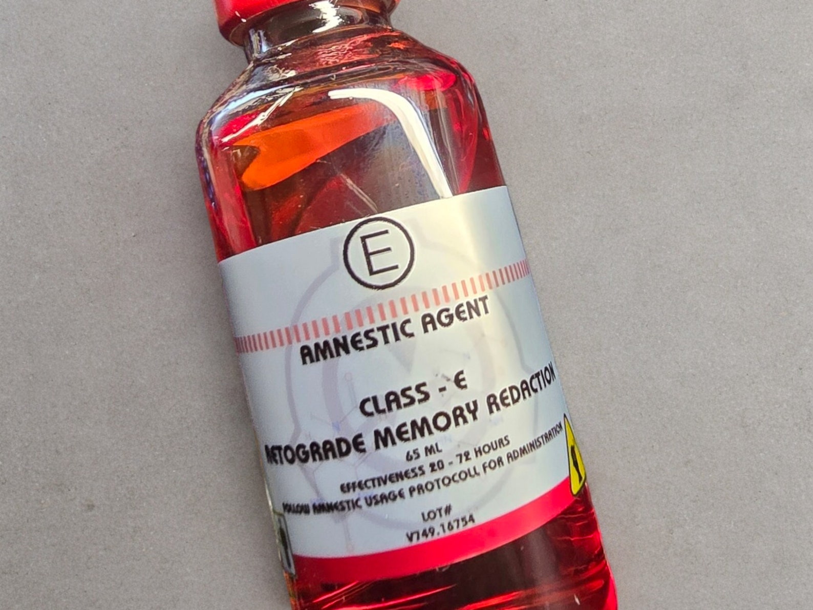 SCP Amnesics A to F Vial Cosplay - Etsy