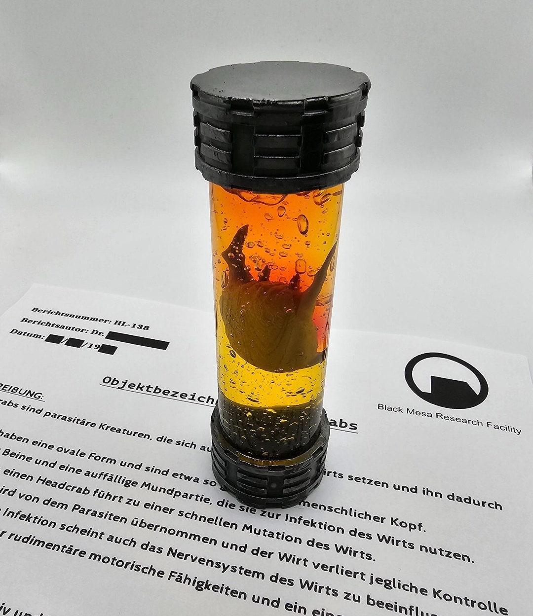 Half-life 2 Headcrab Container Cosplay Gordon Freeman Valve Steam Half ...