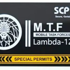 SCP MTF M.T.F. Taskforce Task Force Special Unit Secure Contain Protect ...