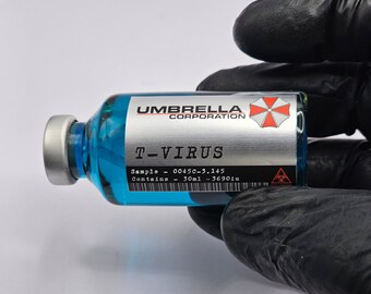 Resident Evil Umbrella Corporation G-virus Vial Prop - Etsy