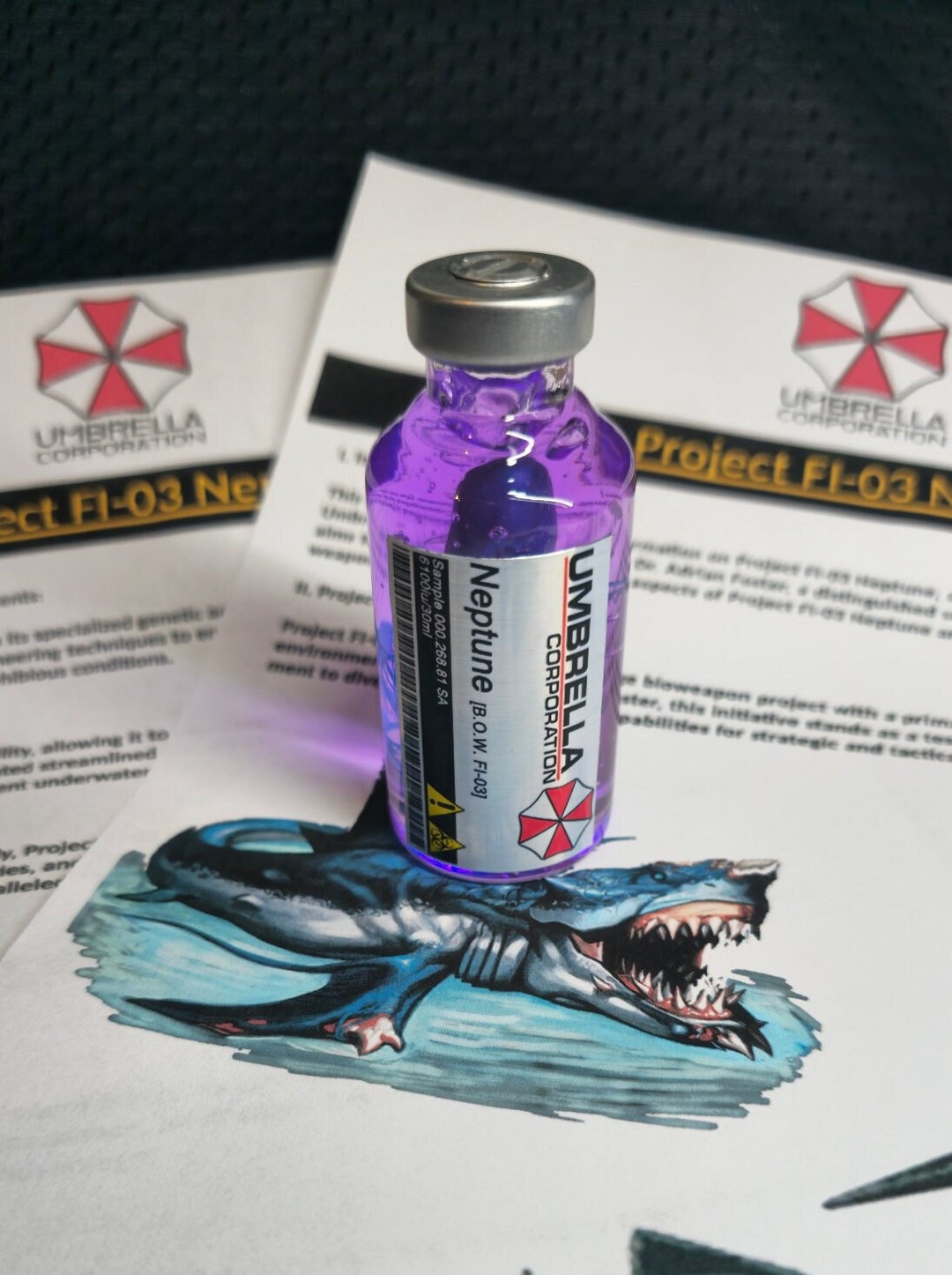 Resident Evil Project Neptune Virus Vial – Limited Edition Cosplay Prop ...