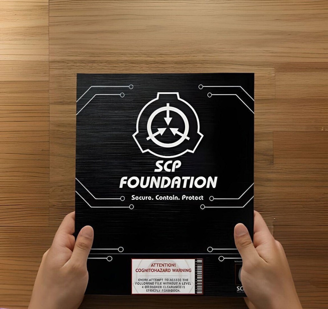 SCP Secure Contain Protect Secret Classified Cosplay Decoration ...