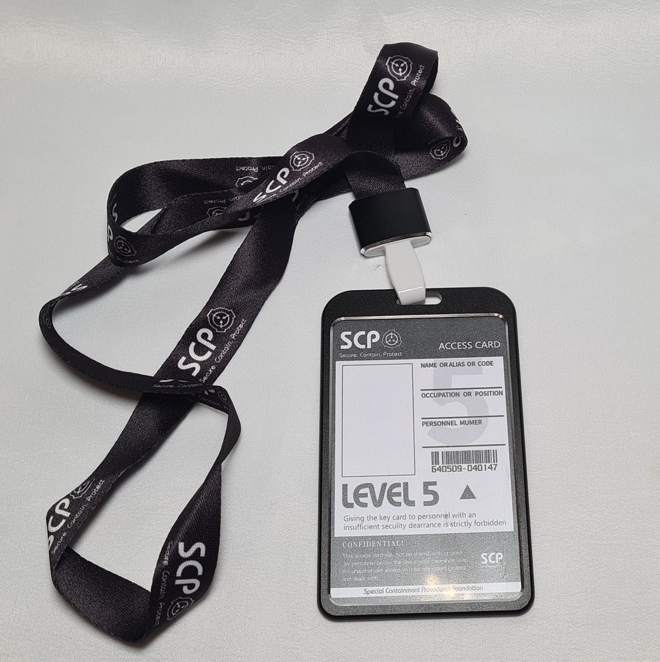 SCP Access Cards / SCP Cosplay ID Cards / Plastic Cards / - Etsy UK