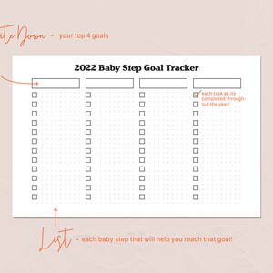 Goal Tracker Printable, Goal Reminder, Minimalist Print, to Do ...