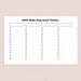 Goal Tracker Printable, Goal Reminder, Minimalist Print, to Do ...